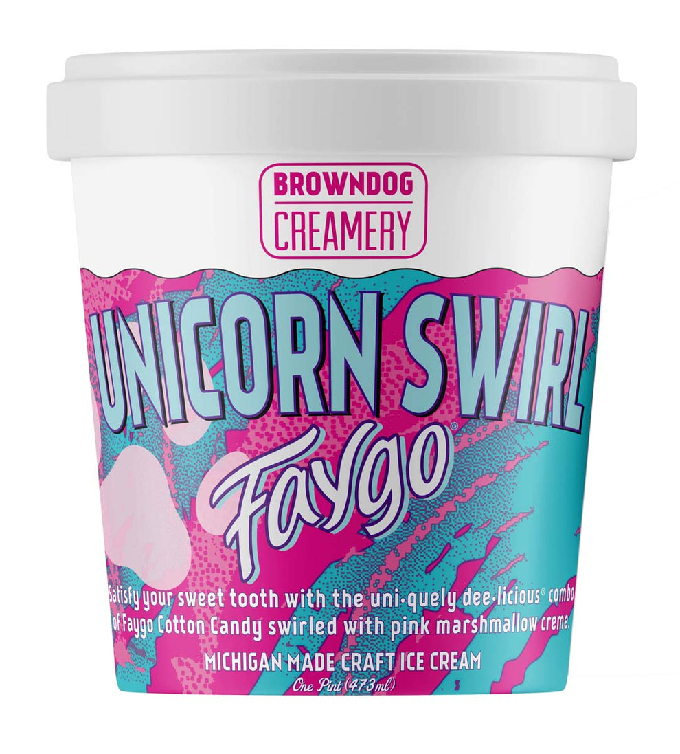 FAYGO UNICORN SWIRL ICE CREAM – BROWNDOG Creamery